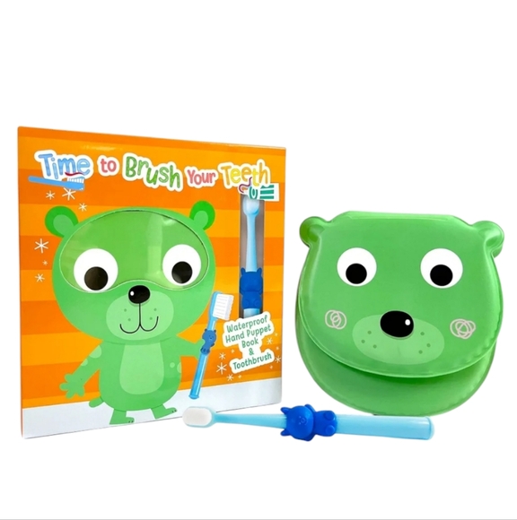 Other | New Time To Brush Your Teeth Childrens Waterproof Hand Puppet ...